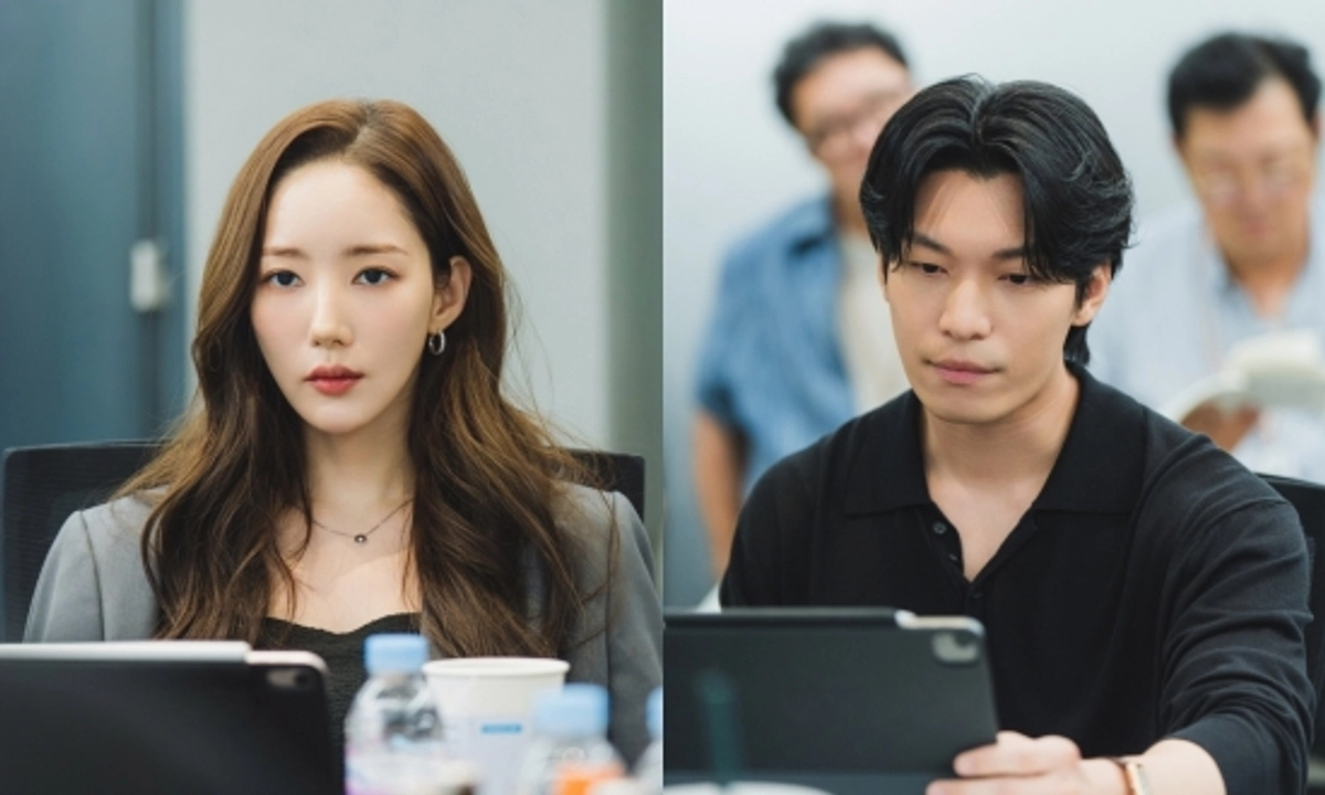 Park Min-young X Wi Ha-jun, Revealing Script Reading Scene of the ...