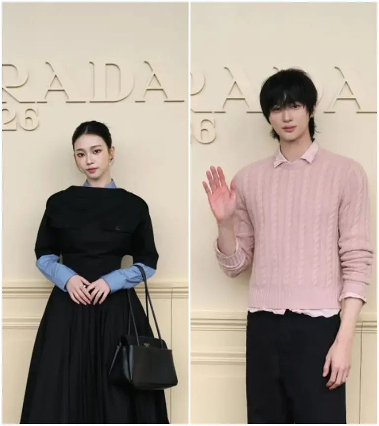 Byeon Woo-seok X Karina, National Pride Visuals That Swallowed Prada ...